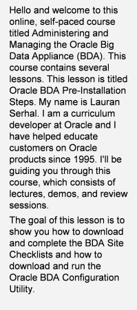 Oracle BDA Pre-Installation Steps